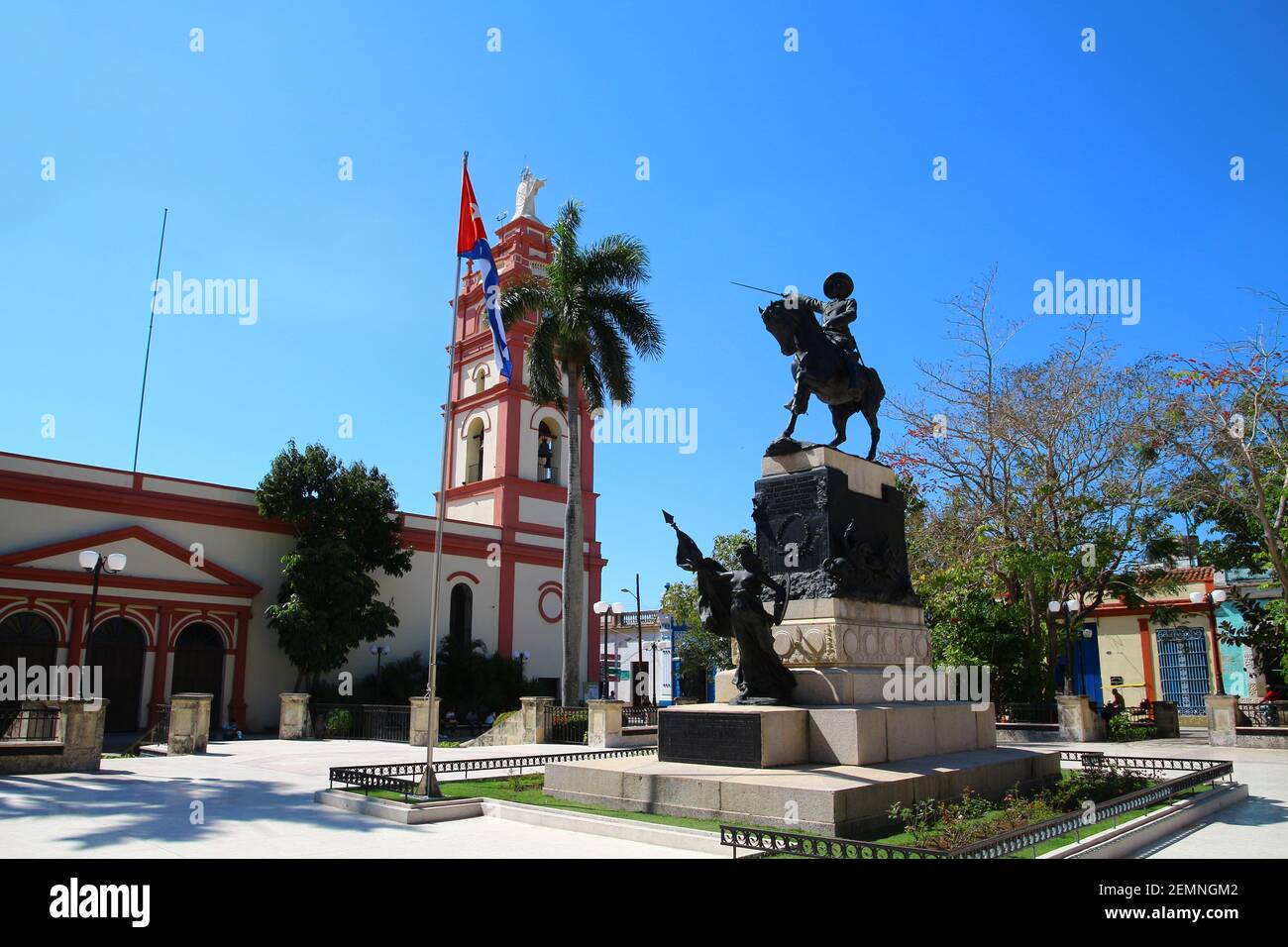 Ignacio Agramonte Park in Camaguey, Cuba Stock Photo - Alamy
