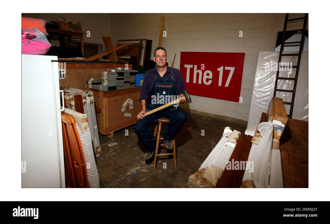 Bill Drummond (ex KLF member and now large-scale artist) in his ...
