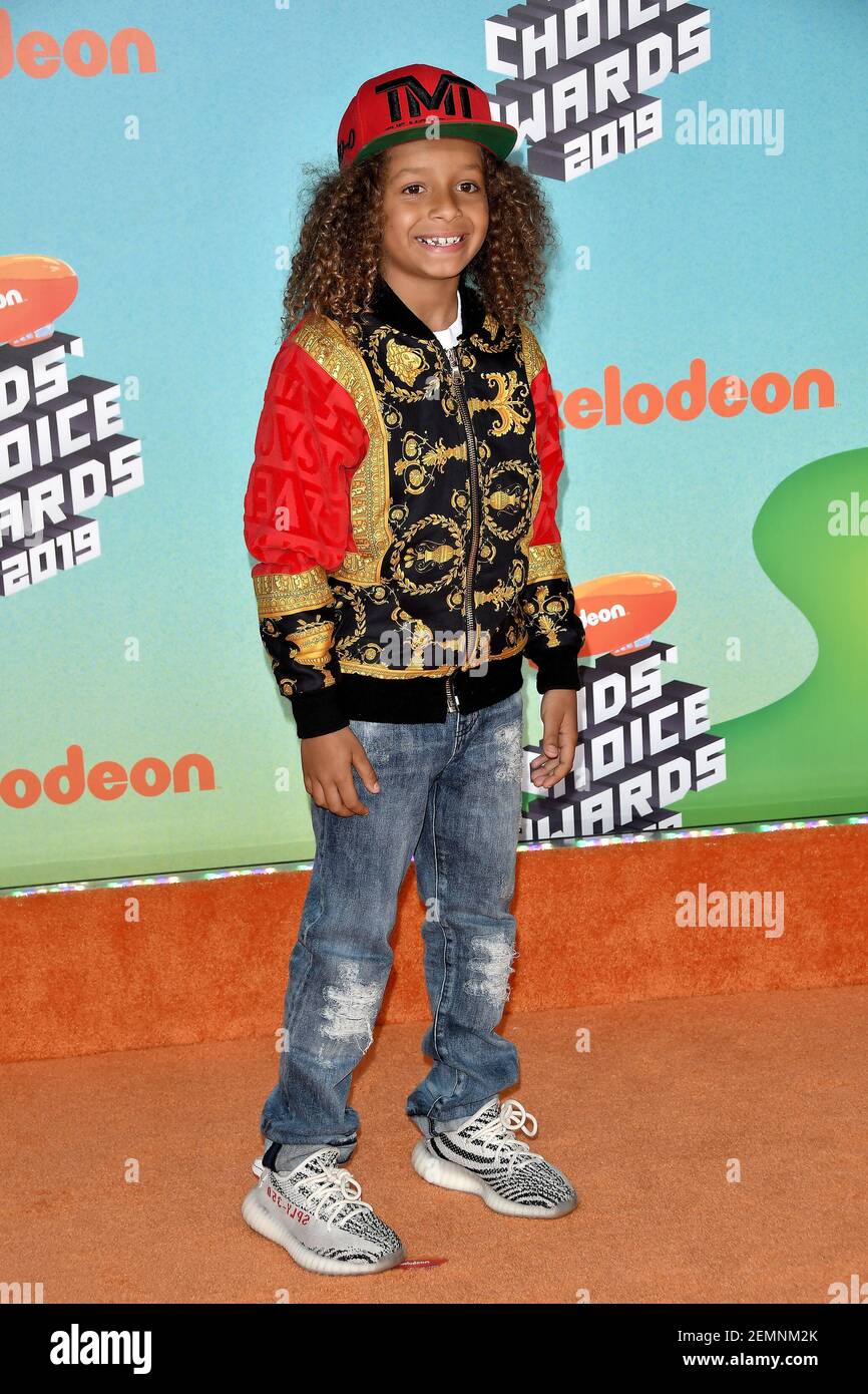 Lil Rome Diddy at Nickelodeon's 2019 Kids' Choice Awards held at Galen ...