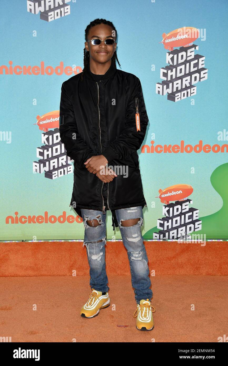 I am Lil DeeDee at Nickelodeon's 2019 Kids' Choice Awards held at Galen ...