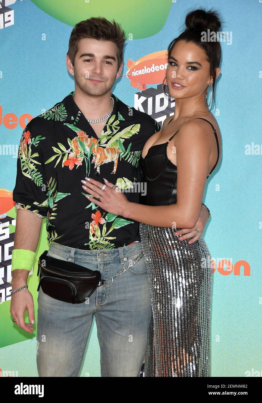 Jack Griffo and Paris Berelc at Nickelodeon's 2019 Kids' Choice Awards ...