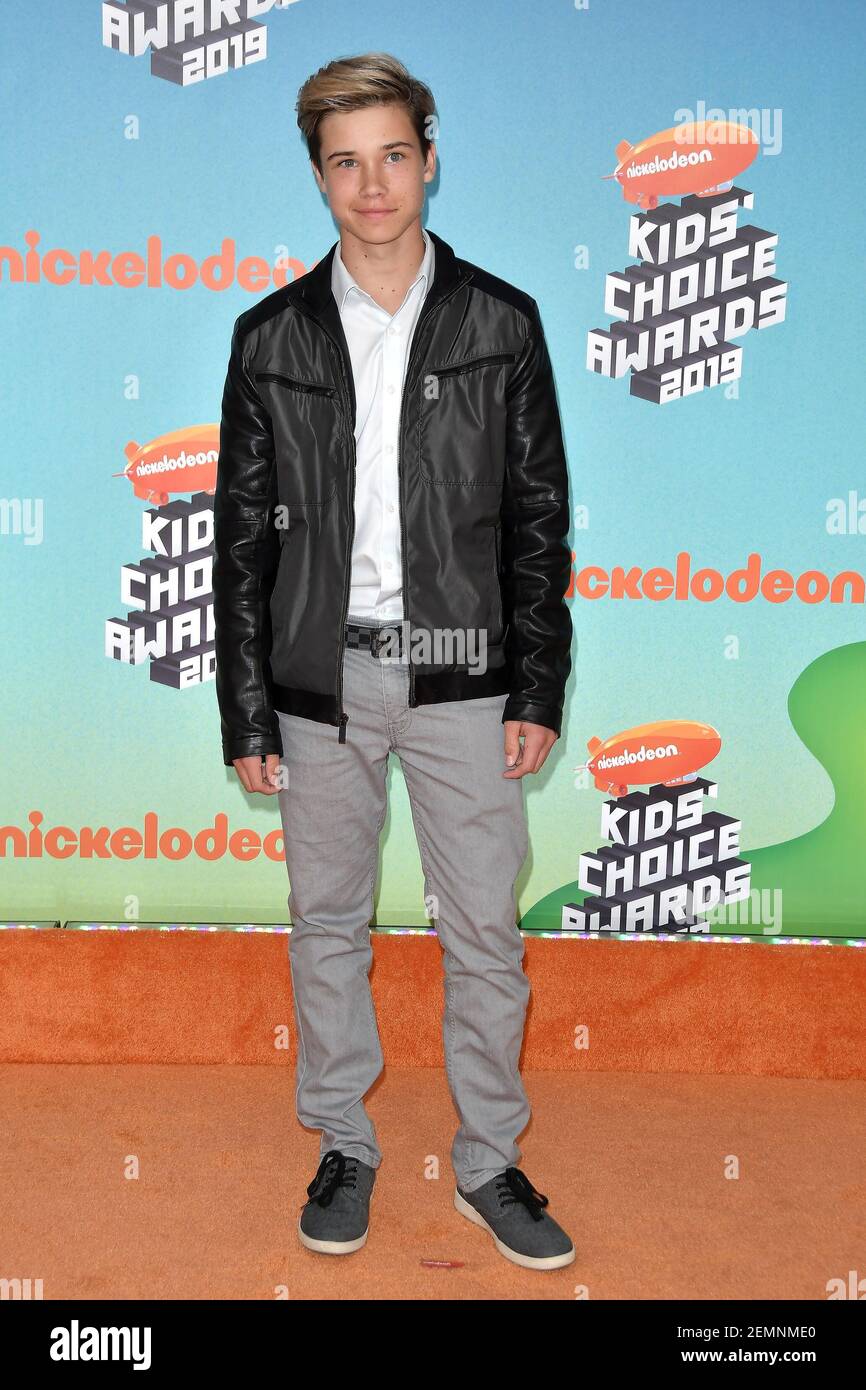 Luca Alexander at Nickelodeon's 2019 Kids' Choice Awards held at Galen ...