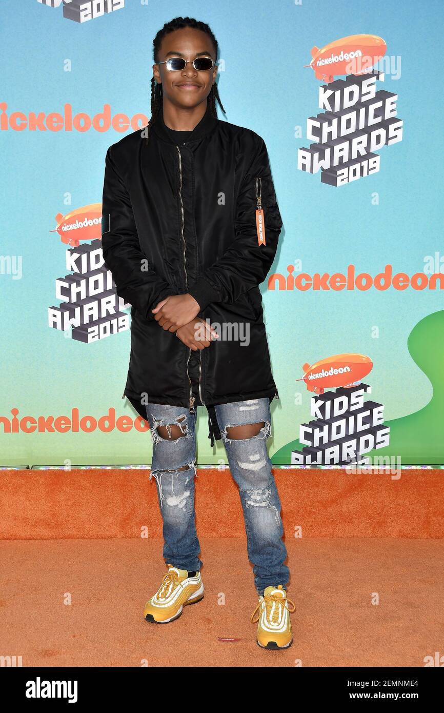 I am Lil DeeDee at Nickelodeon's 2019 Kids' Choice Awards held at Galen ...