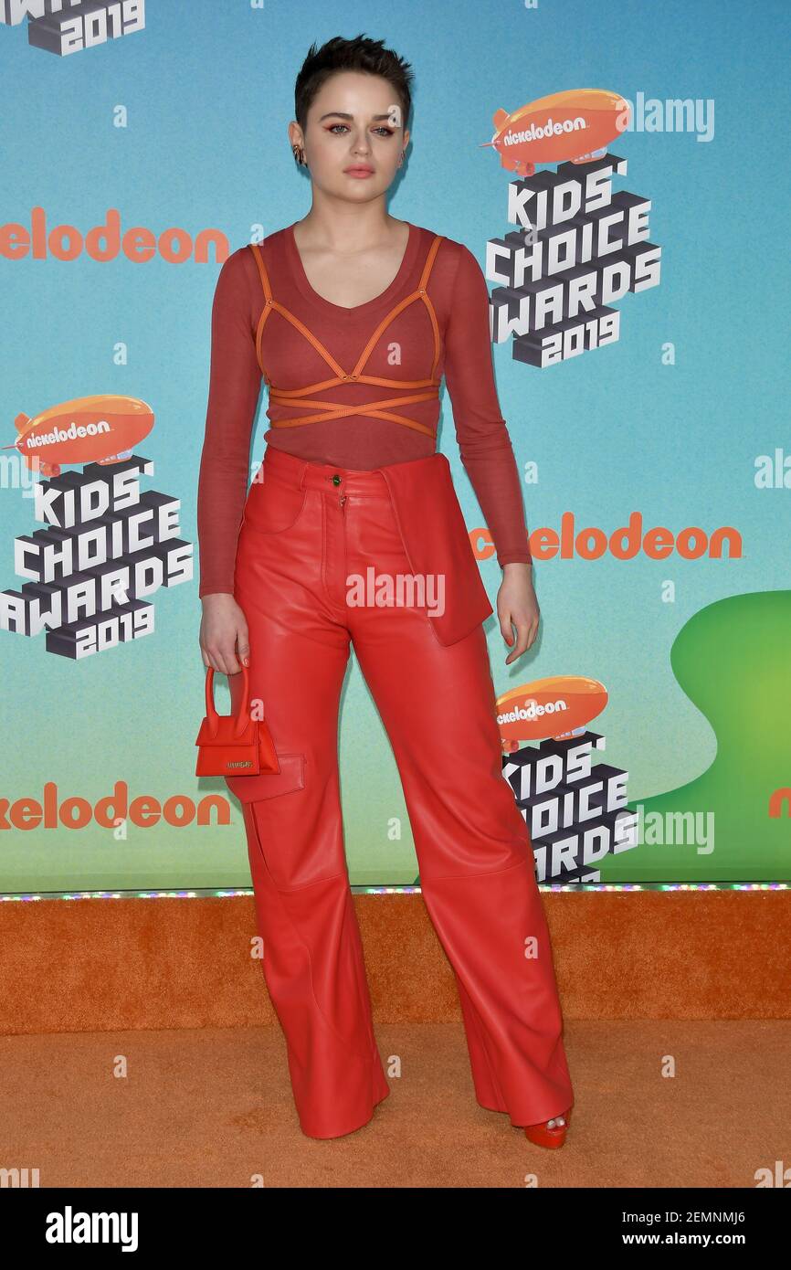 Joey King at Nickelodeon's 2019 Kids' Choice Awards held at Galen ...