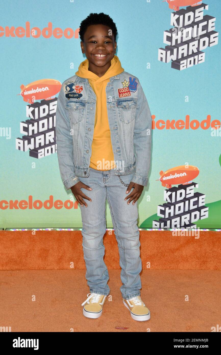 Jalyn Hall at Nickelodeon's 2019 Kids' Choice Awards held at Galen ...