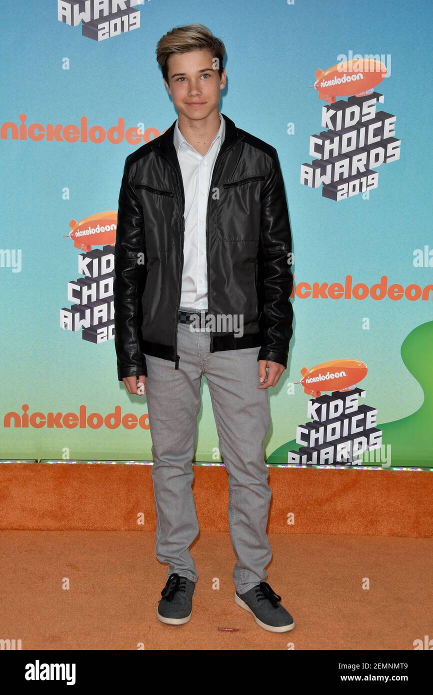 Luca Alexander at Nickelodeon's 2019 Kids' Choice Awards held at Galen ...