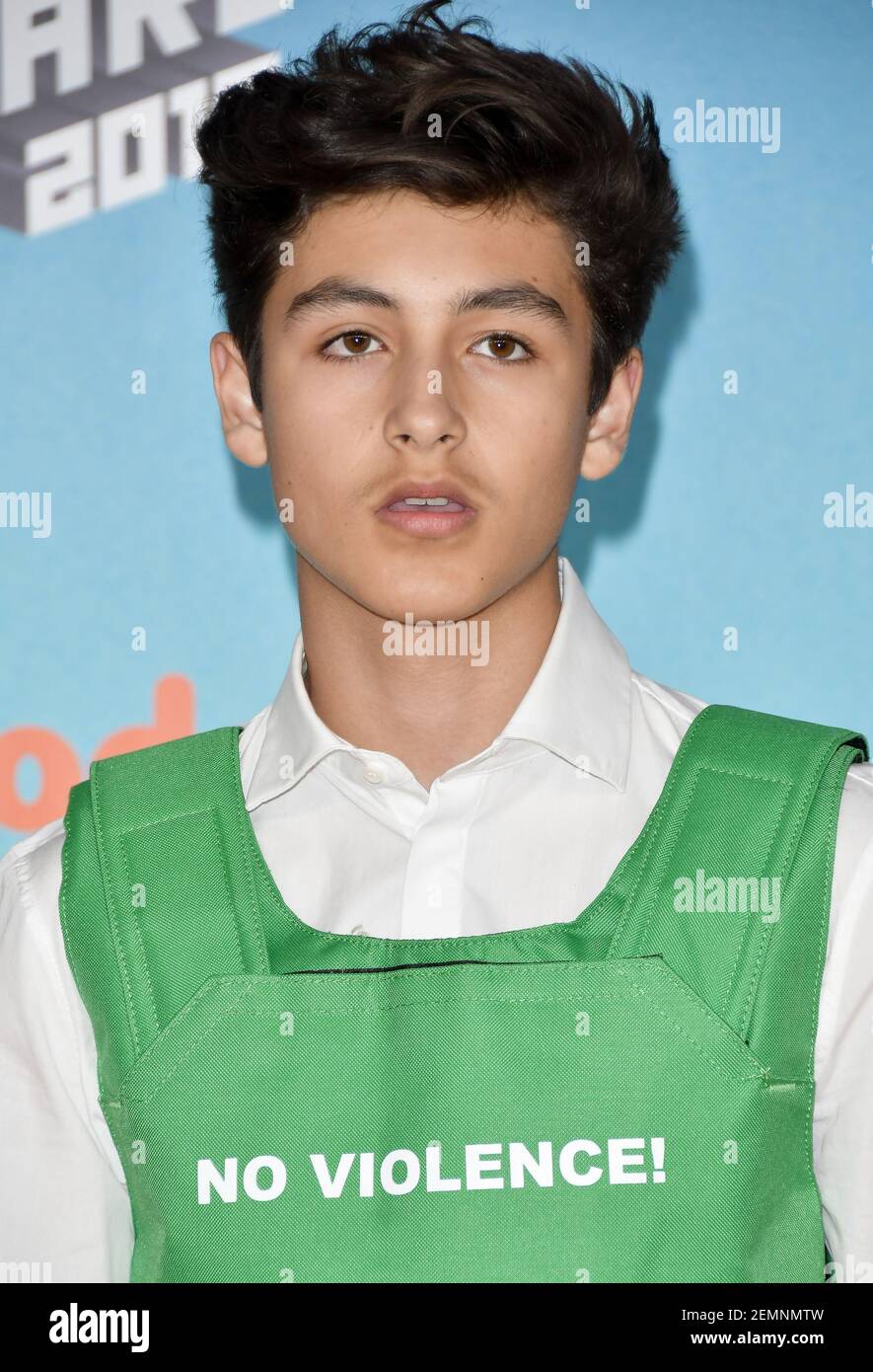 Marcel Ruiz at Nickelodeon's 2019 Kids' Choice Awards held at Galen ...