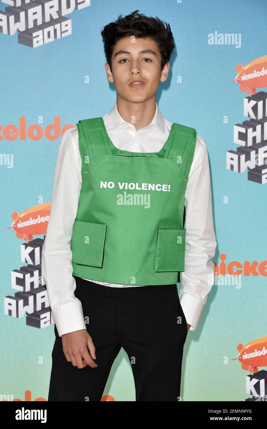 Marcel Ruiz at Nickelodeon's 2019 Kids' Choice Awards held at Galen ...
