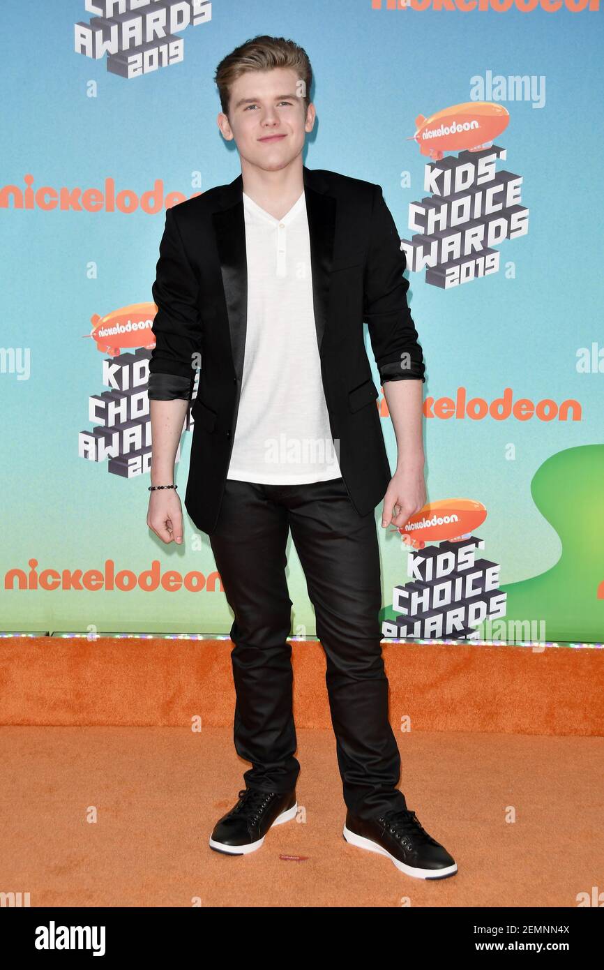 Sean Ryan Fox at Nickelodeon's 2019 Kids' Choice Awards held at Galen ...