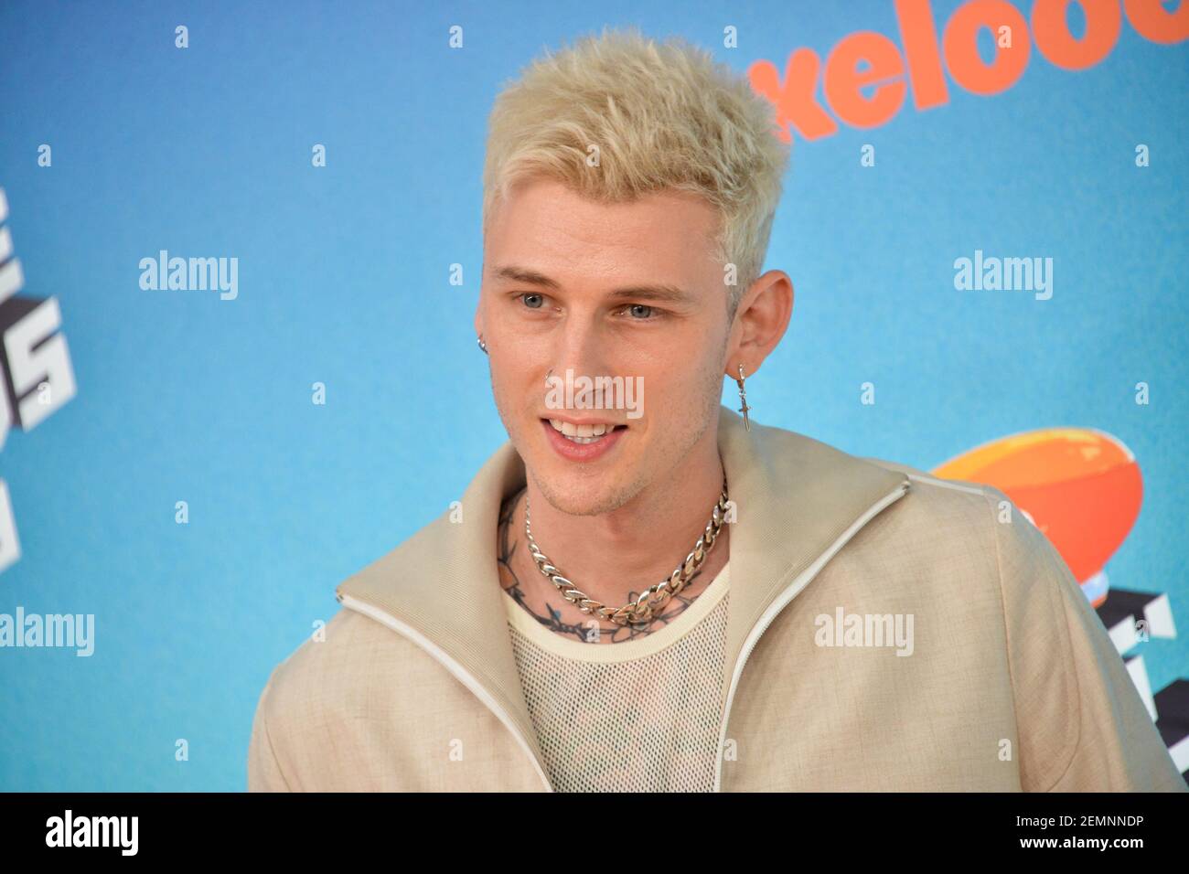 Machine Gun Kelly at Nickelodeon's 2019 Kids' Choice Awards held at ...