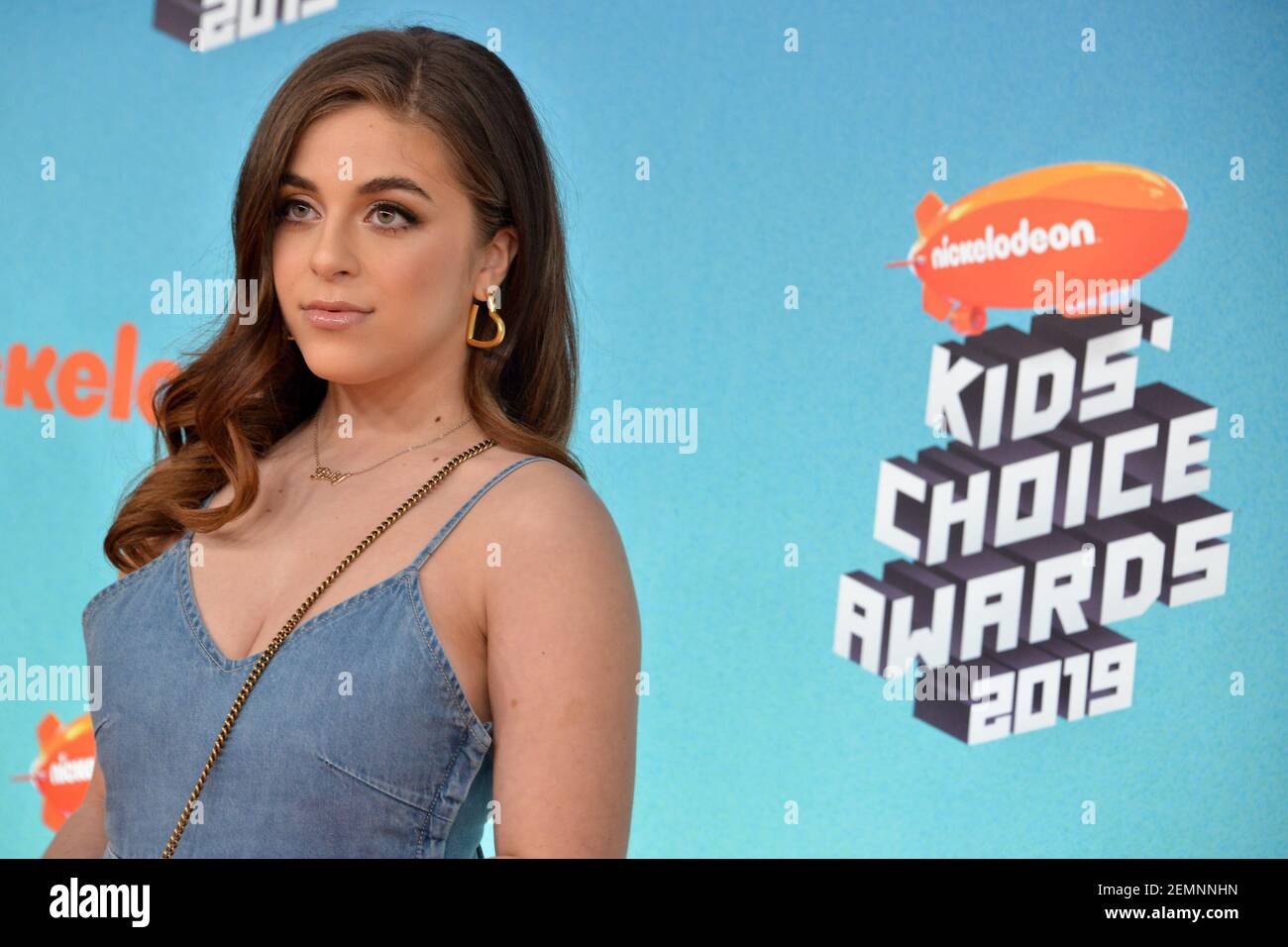 Ariel Martin, Baby Ariel at Nickelodeon's 2019 Kids' Choice Awards held ...