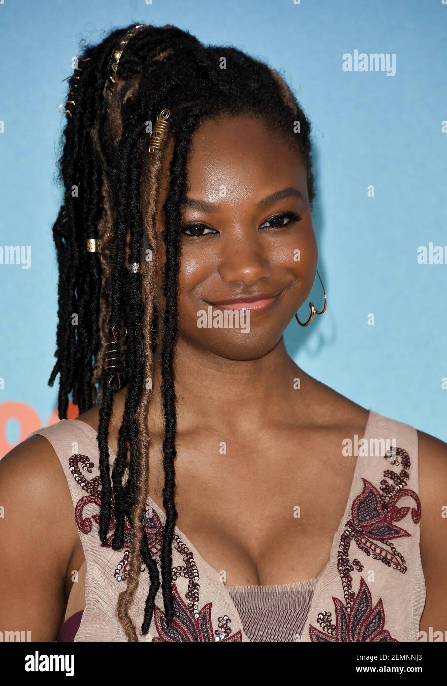 Reiya Downs at Nickelodeon's 2019 Kids' Choice Awards held at Galen ...