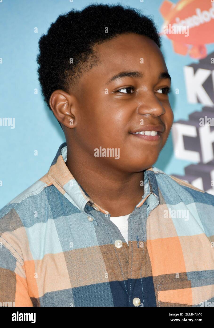 Isaac Brown at Nickelodeon's 2019 Kids' Choice Awards held at Galen ...