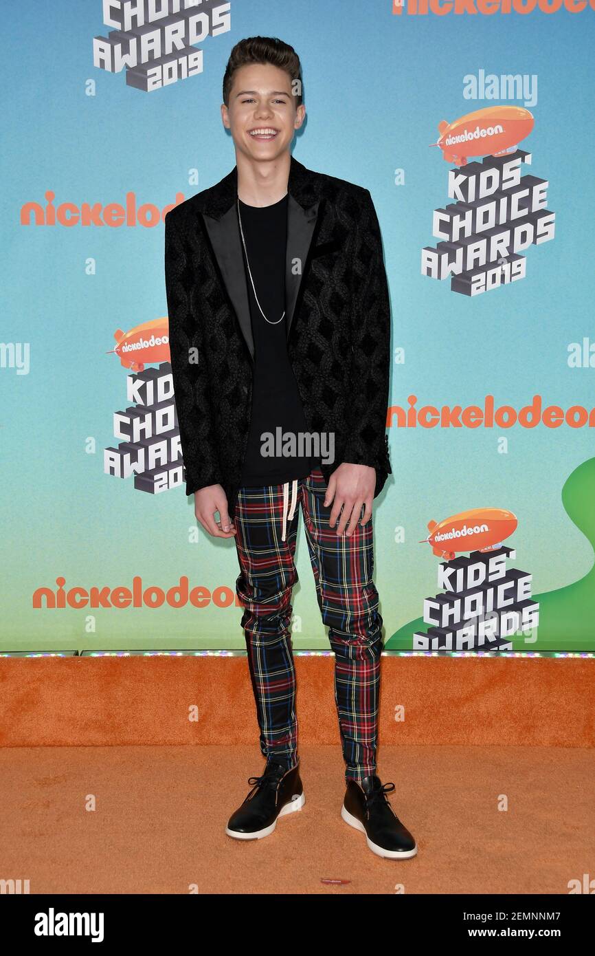 Case Walker at Nickelodeon's 2019 Kids' Choice Awards held at Galen ...