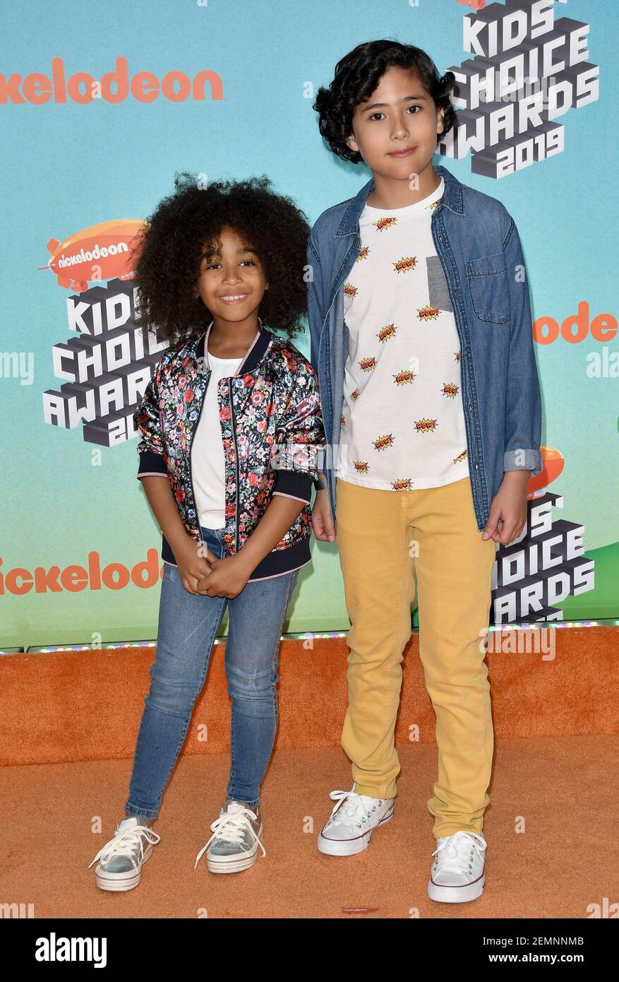 Trophy Kids at Nickelodeon's 2019 Kids' Choice Awards held at Galen ...