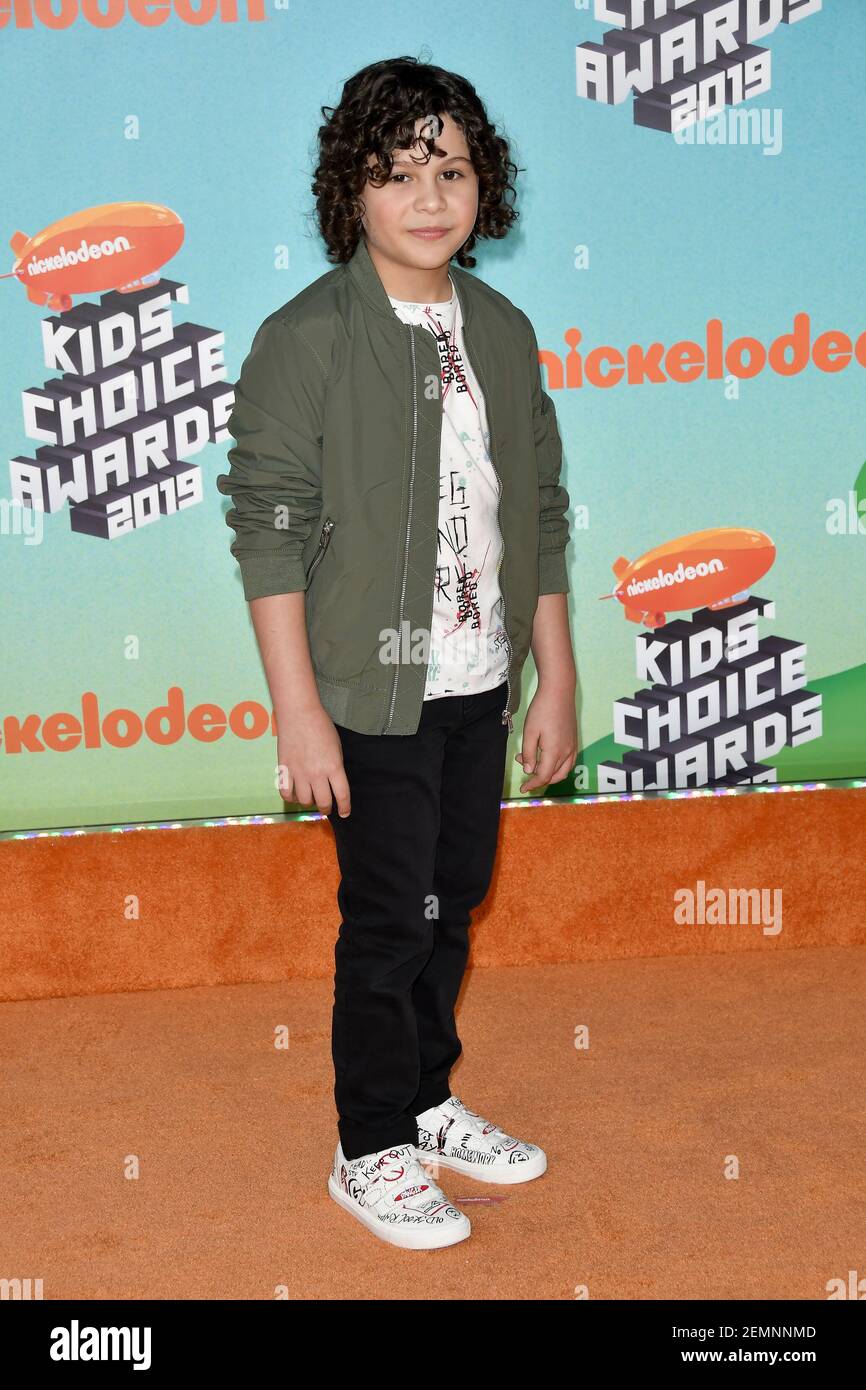 Carson White at Nickelodeon's 2019 Kids' Choice Awards held at Galen ...