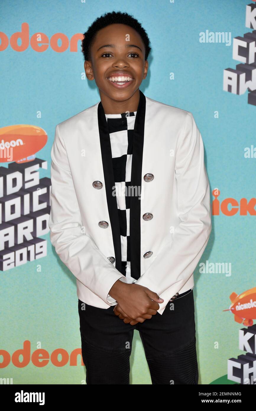 Dallas Dupree Young at Nickelodeon's 2019 Kids' Choice Awards held at ...
