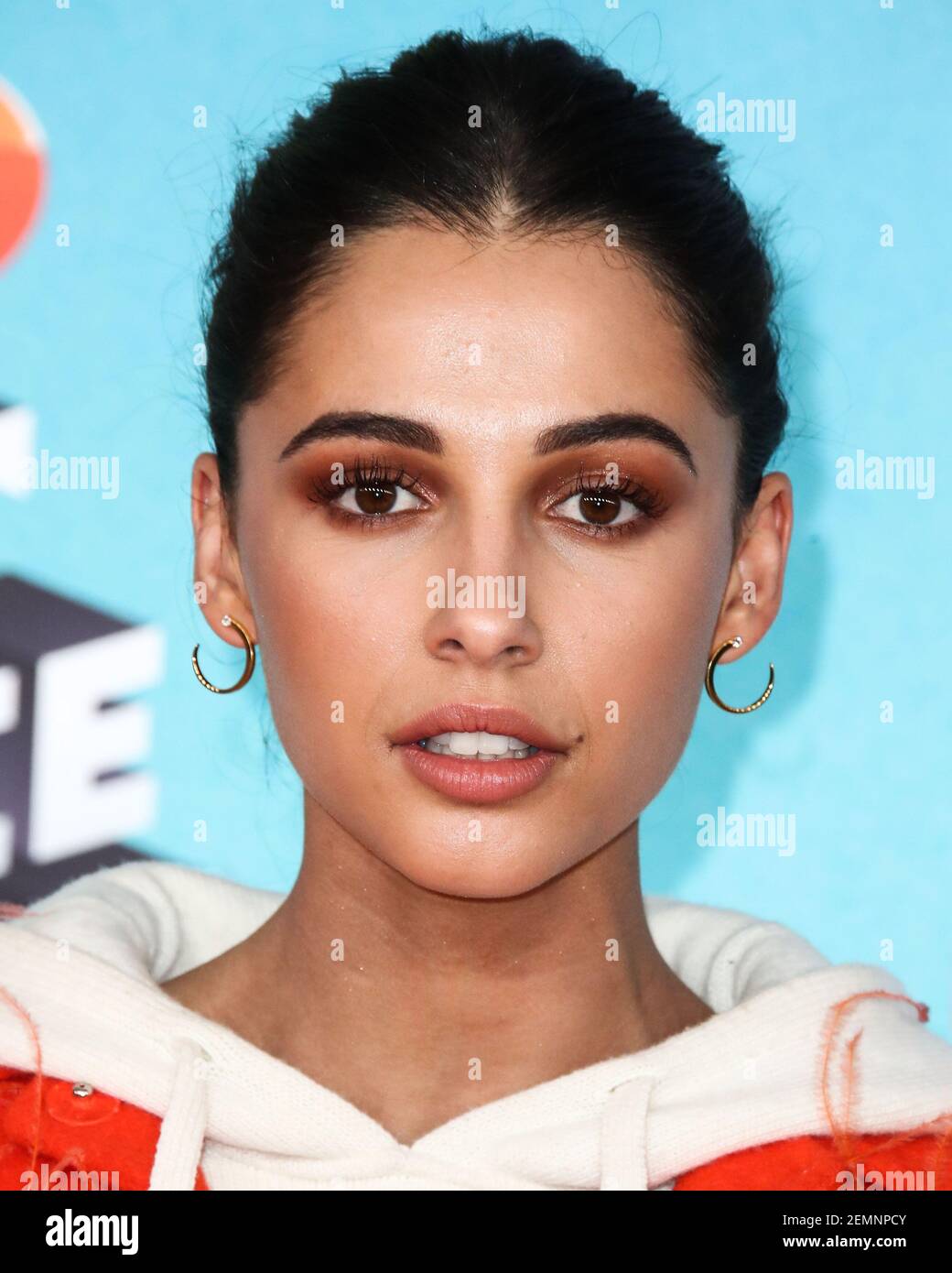 LOS ANGELES, CA, USA - MARCH 23: Naomi Scott arrives at Nickelodeon's ...