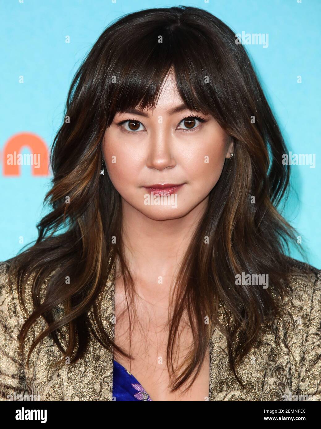 LOS ANGELES, CA, USA - MARCH 23: Kimiko Glenn arrives at Nickelodeon's 2019 Kids' Choice Awards ...