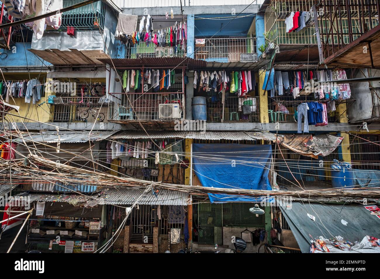 Tondo, slum, Manila, Philippines, bidonville Stock Photo - Alamy
