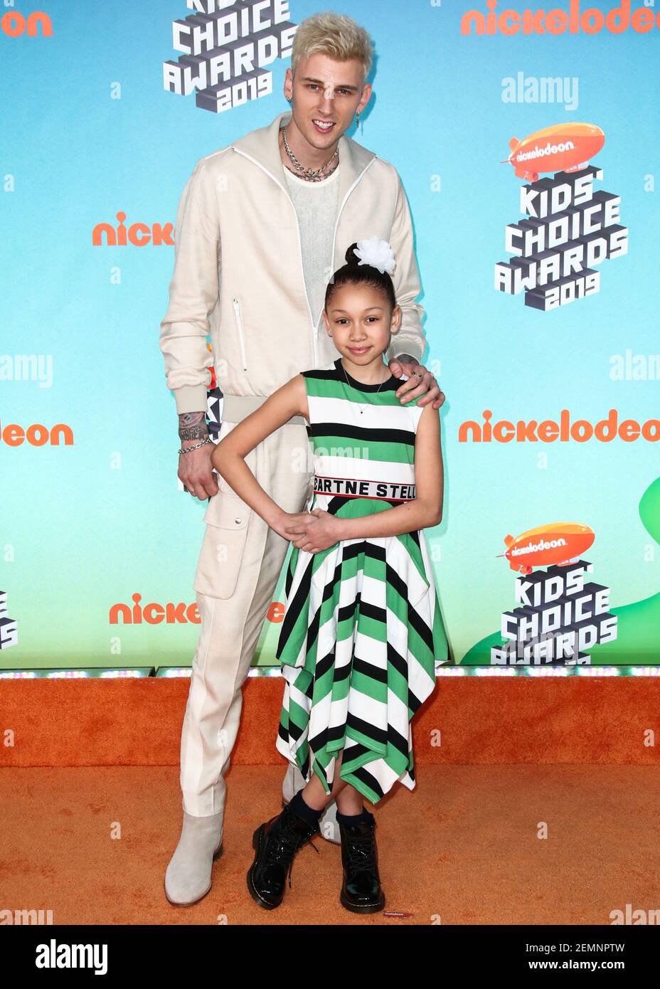 LOS ANGELES, CA, USA - MARCH 23: Machine Gun Kelly and Casie Colson ...