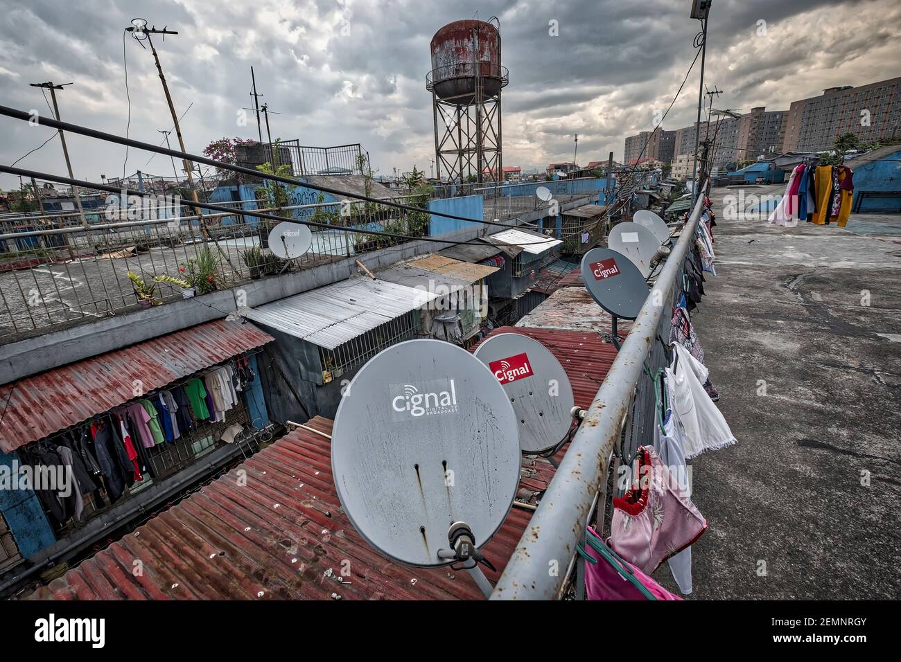 Tondo, slum, Manila, Philippines, bidonville Stock Photo - Alamy