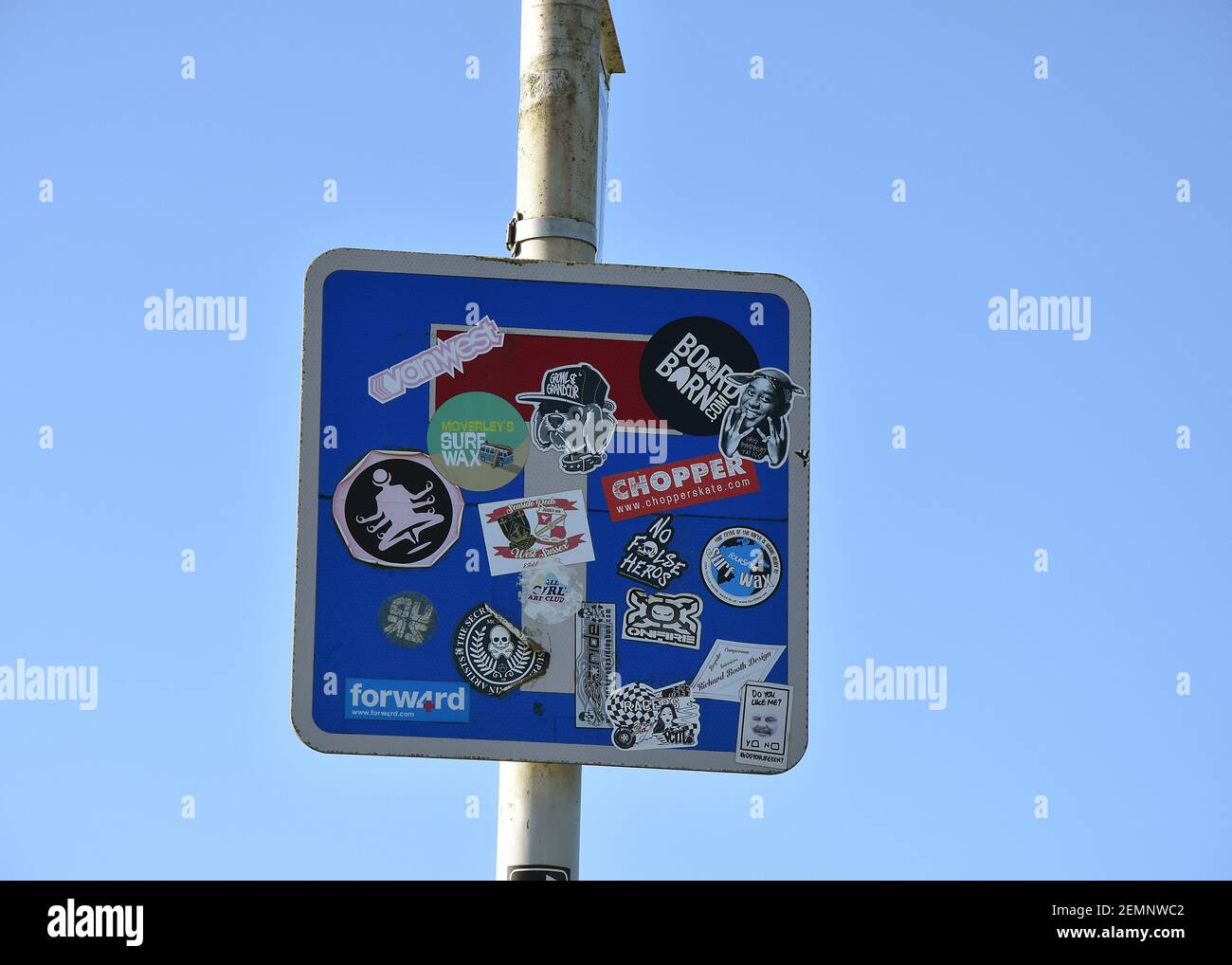 Signs, Signage, North Devon Stock Photo - Alamy