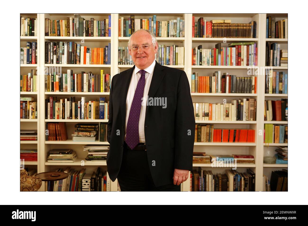 Donald brydon at home in central London.photograph by David Sandison ...