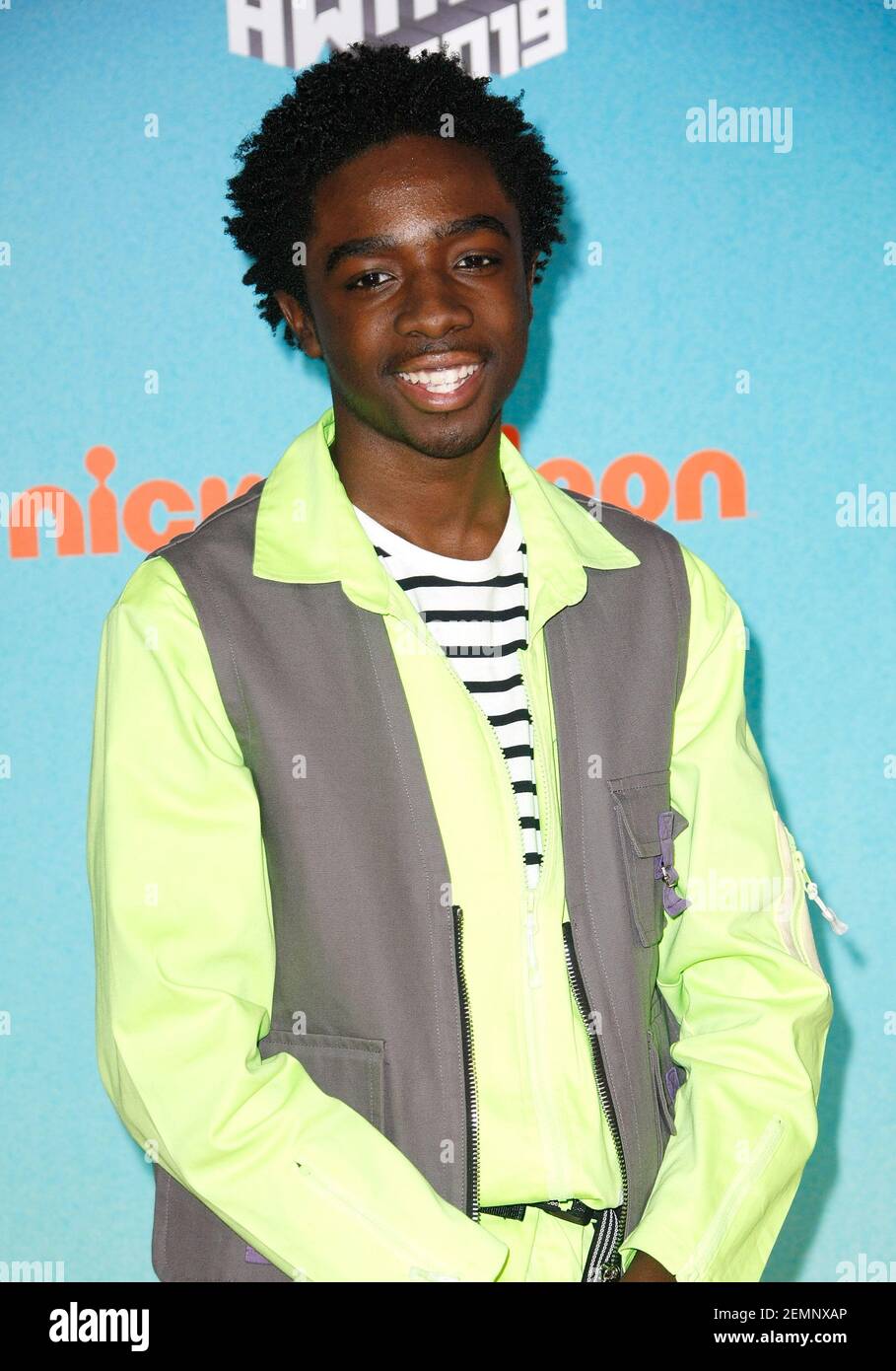 LOS ANGELES, CA - MARCH 23: Caleb McLaughlin attends Nickelodeon's 2019 ...