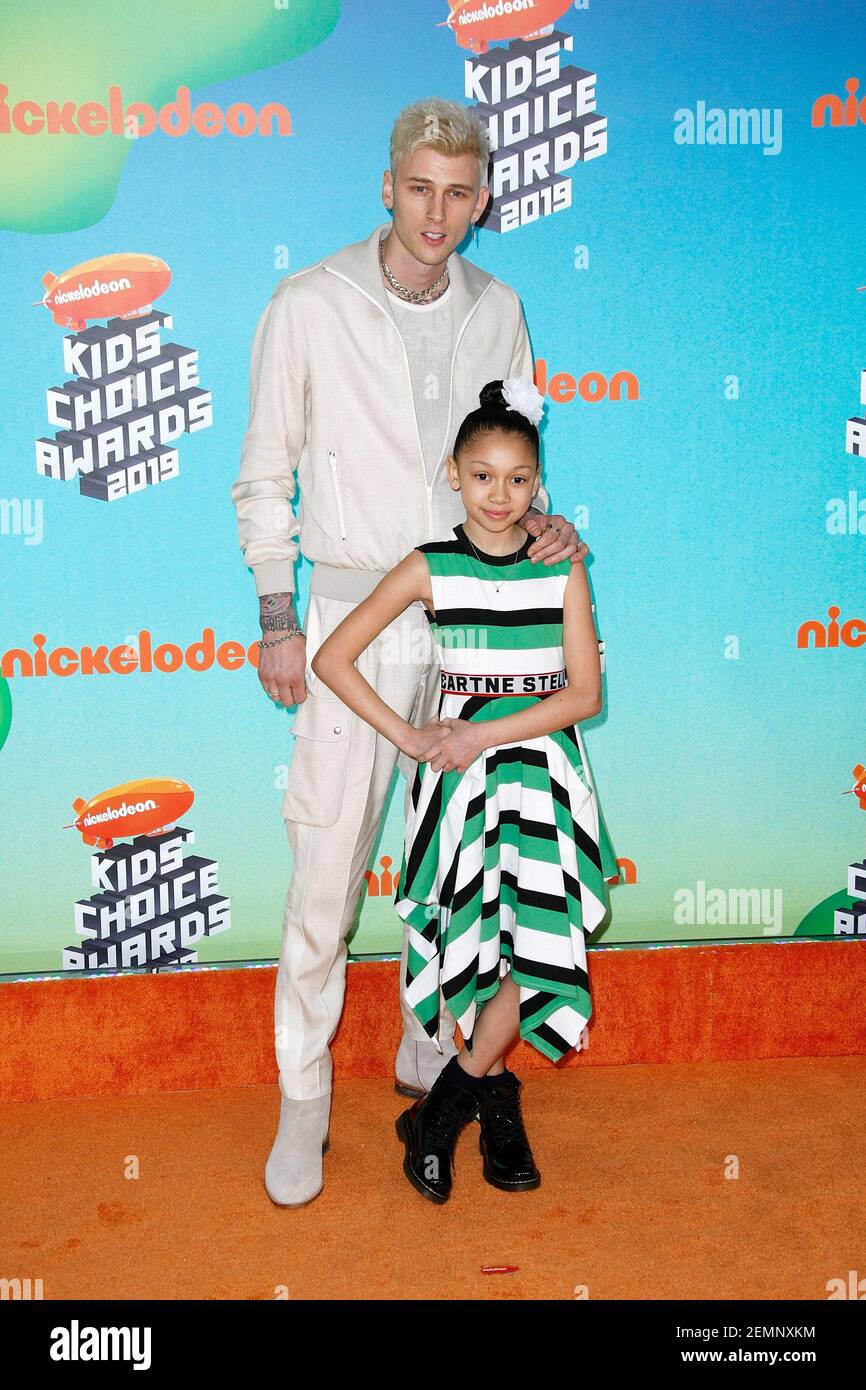 LOS ANGELES, CA - MARCH 23: Machine Gun Kelly, Casie Colson Baker ...