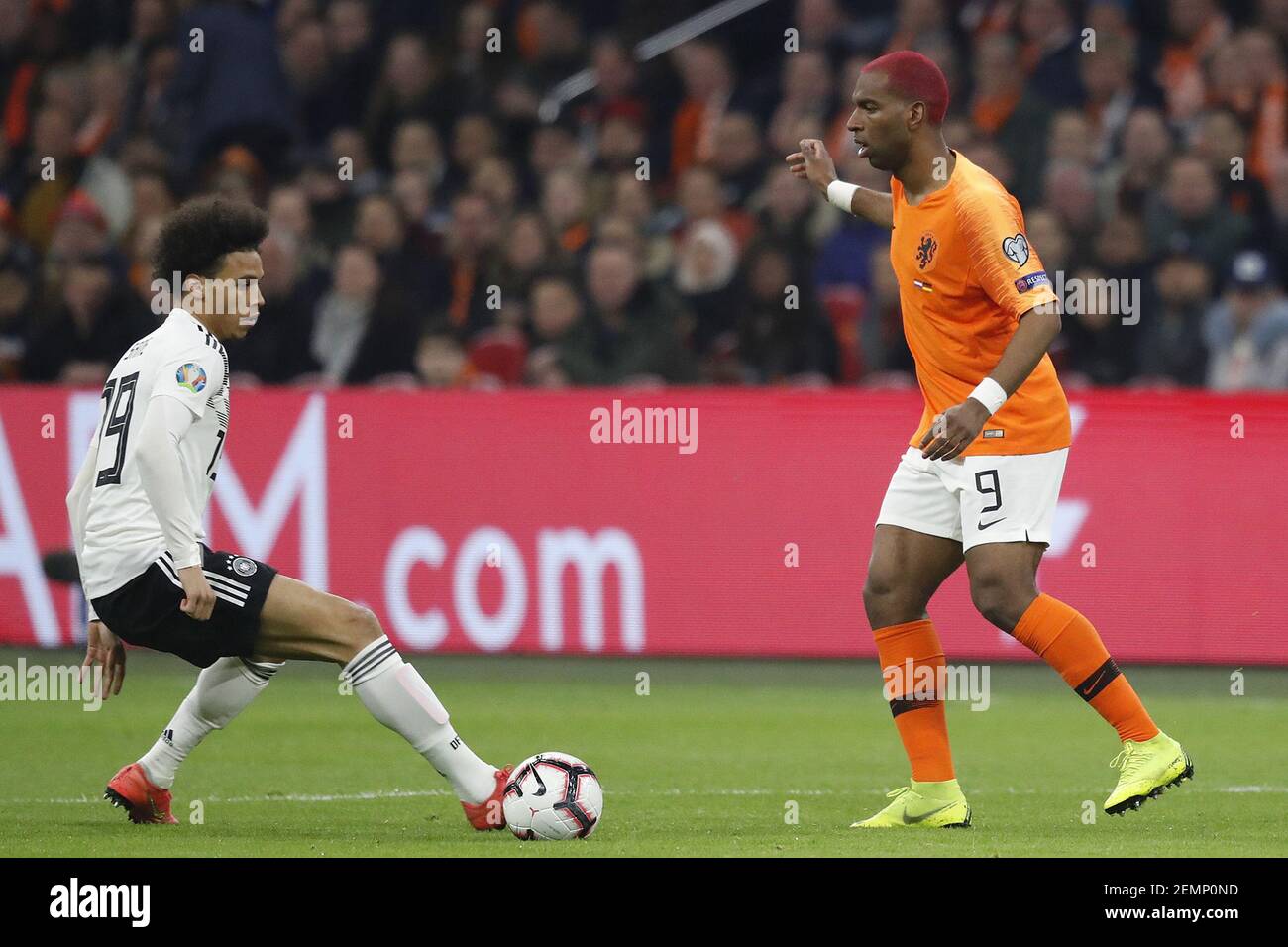 AMSTERDAM, Football, 24-03-2019, Euro qualification, Stadium Johan ...