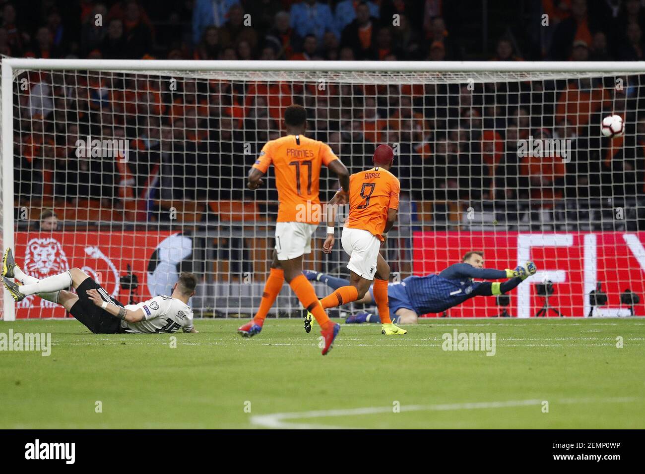 AMSTERDAM, Football, 24-03-2019, Euro qualification, Stadium Johan ...