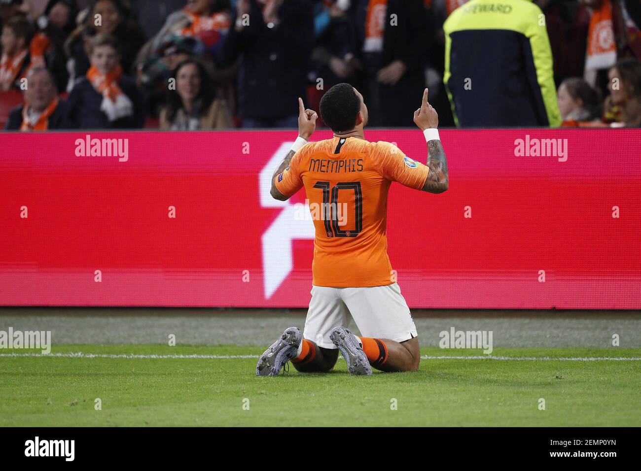 AMSTERDAM, Football, 24-03-2019, Euro qualification, Stadium Johan ...