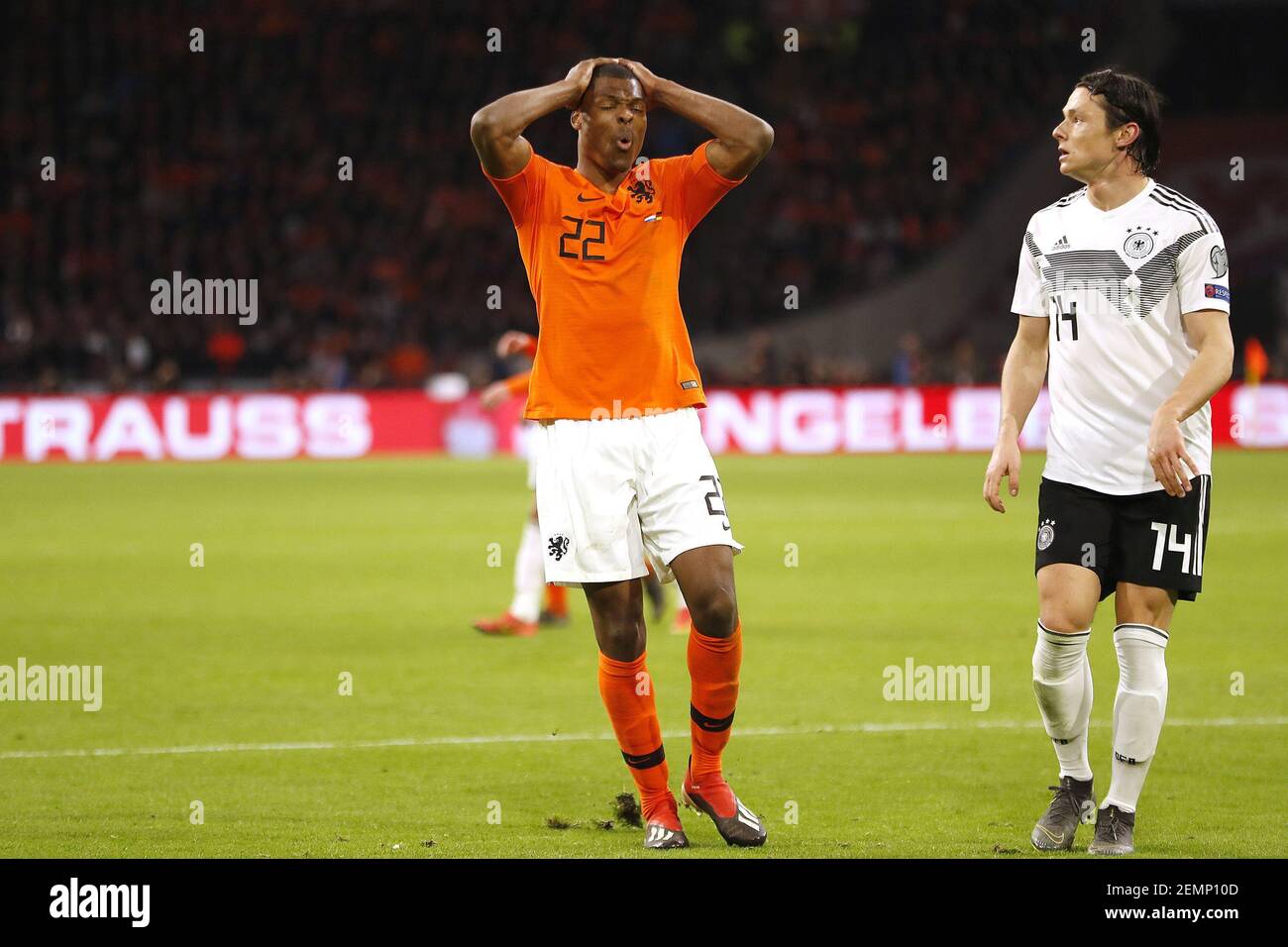 AMSTERDAM, Football, 24-03-2019, Euro qualification, Stadium Johan ...