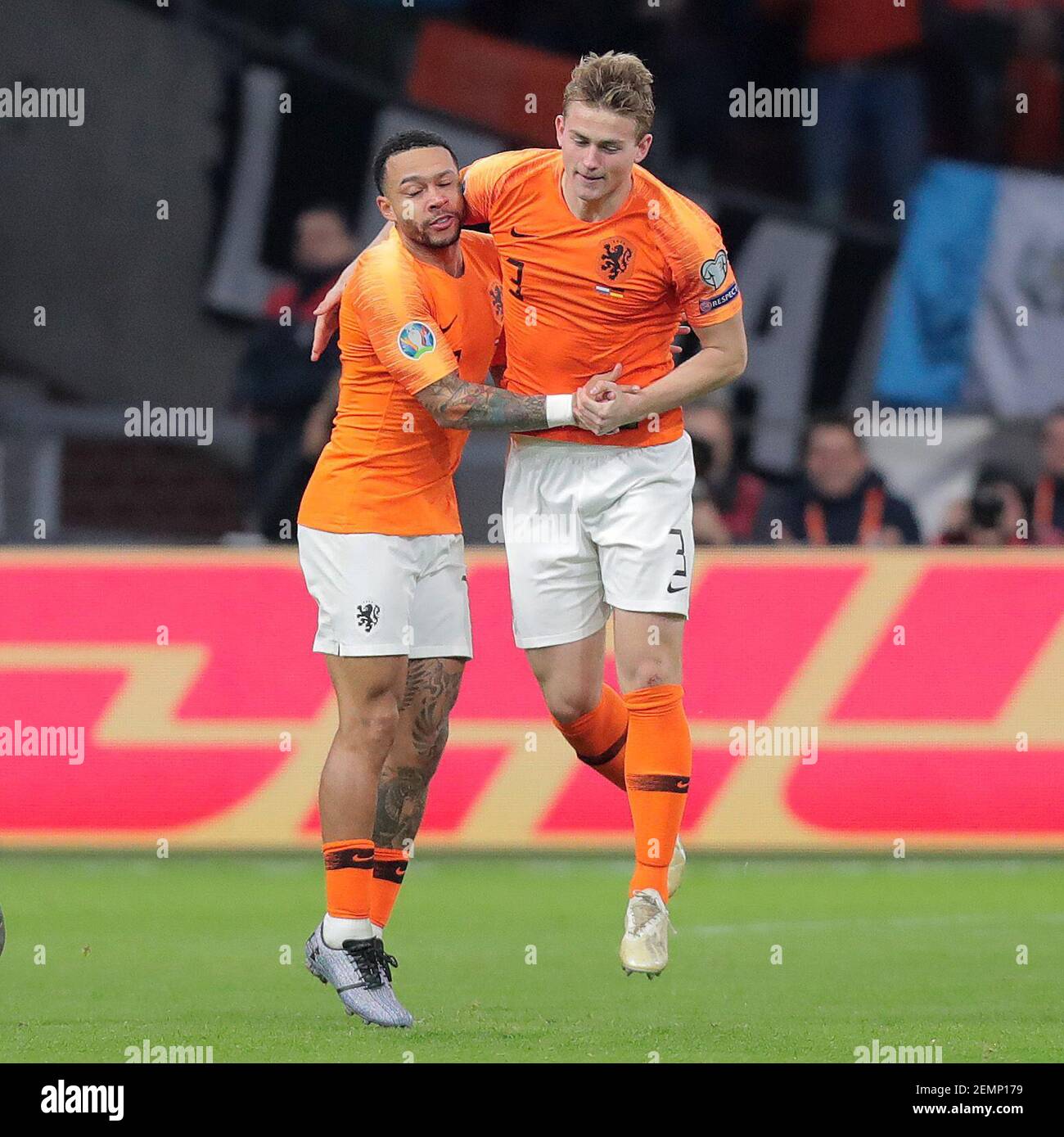 AMSTERDAM, Football, 24-03-2019, Euro qualification, Stadium Johan ...
