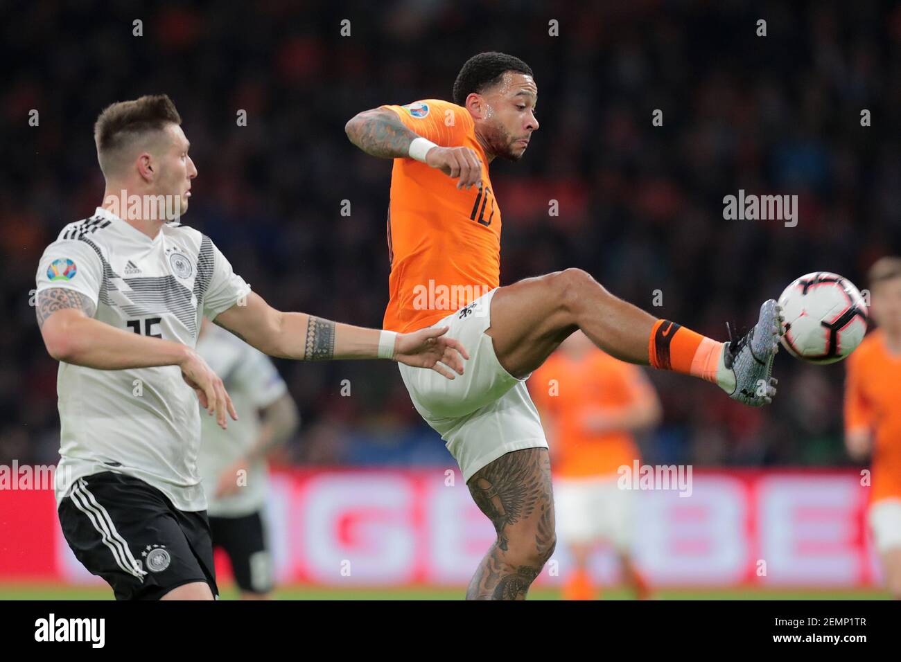 AMSTERDAM, Football, 24-03-2019, Euro qualification, Stadium Johan ...