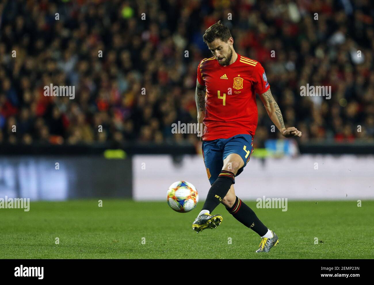 during the Qualifiers - Group F to Euro 2020 football match between ...