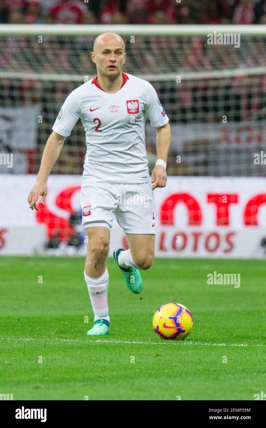 UEFA EURO 2020 qualifier, Poland - Latvia, In the picture: Michal ...