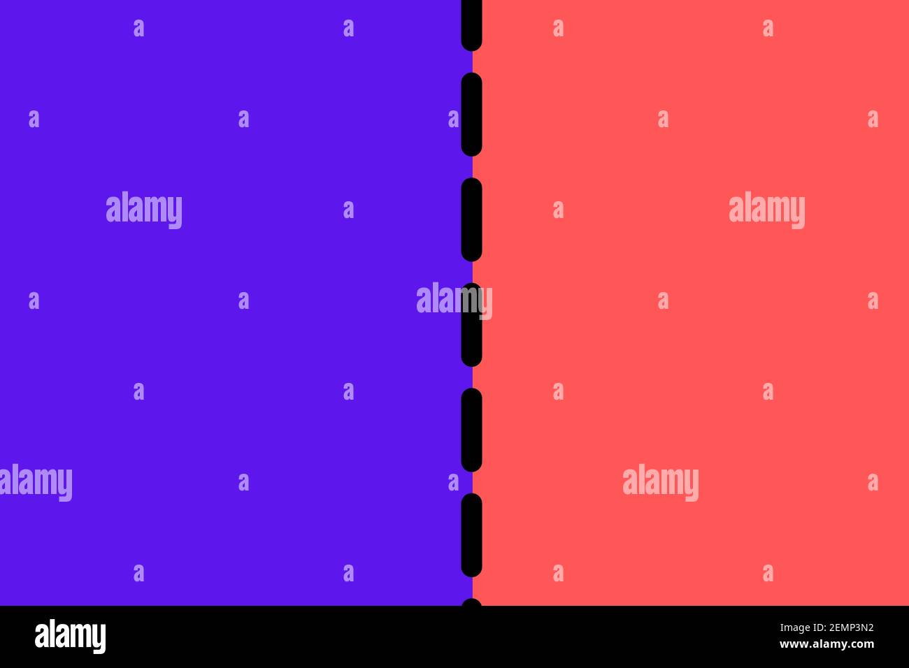 creative two parallel color with line abstract or illustration ...