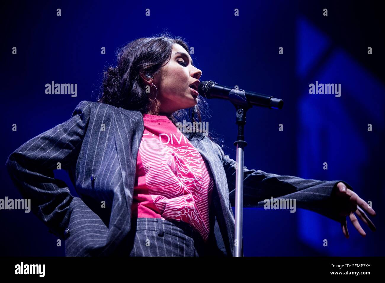 The Canadian singer and songwriter Alessia Cara performing live on ...