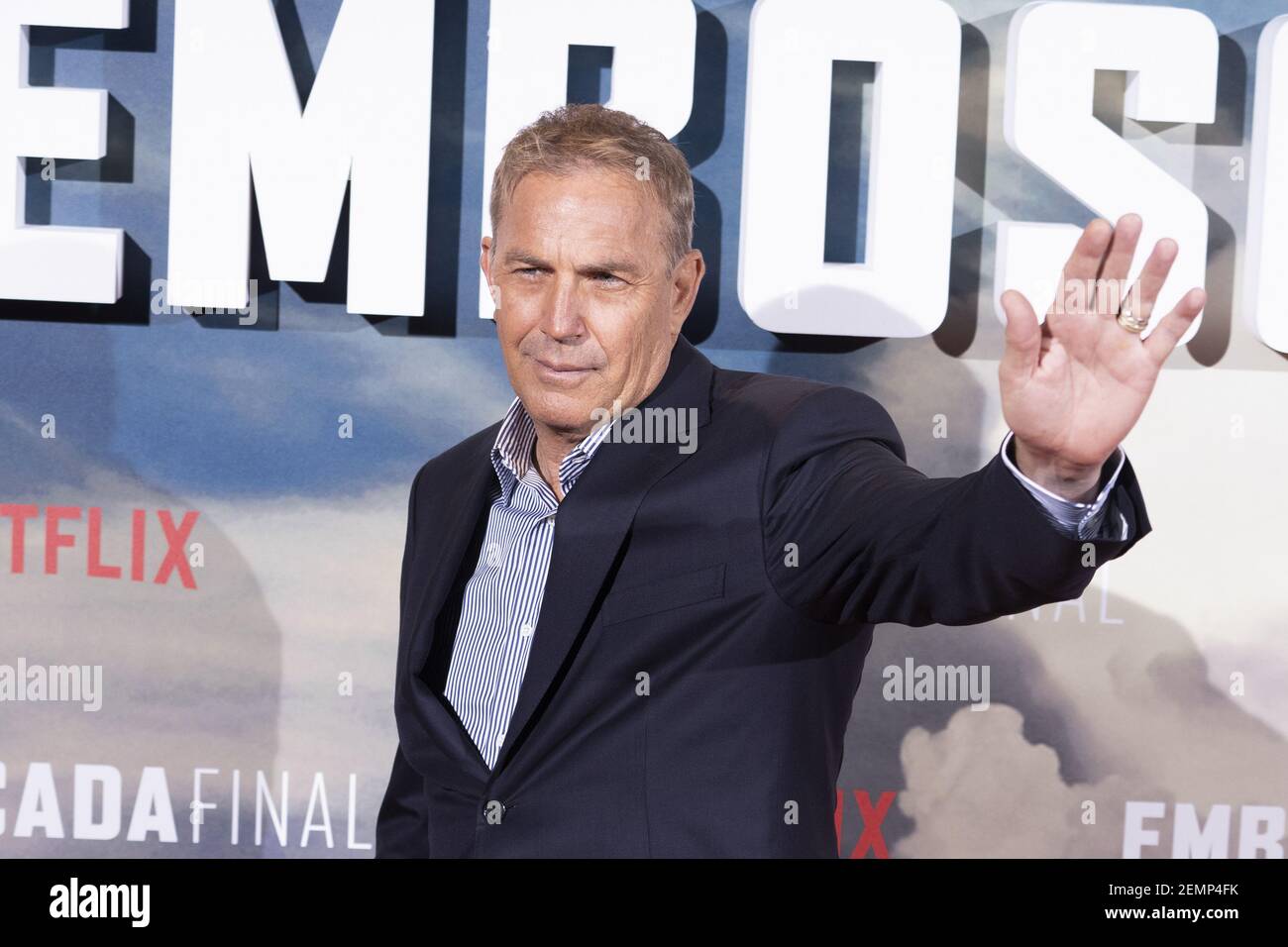 Actor Kevin Costner attends the. Highwaymen' ('Emboscada final') at ...