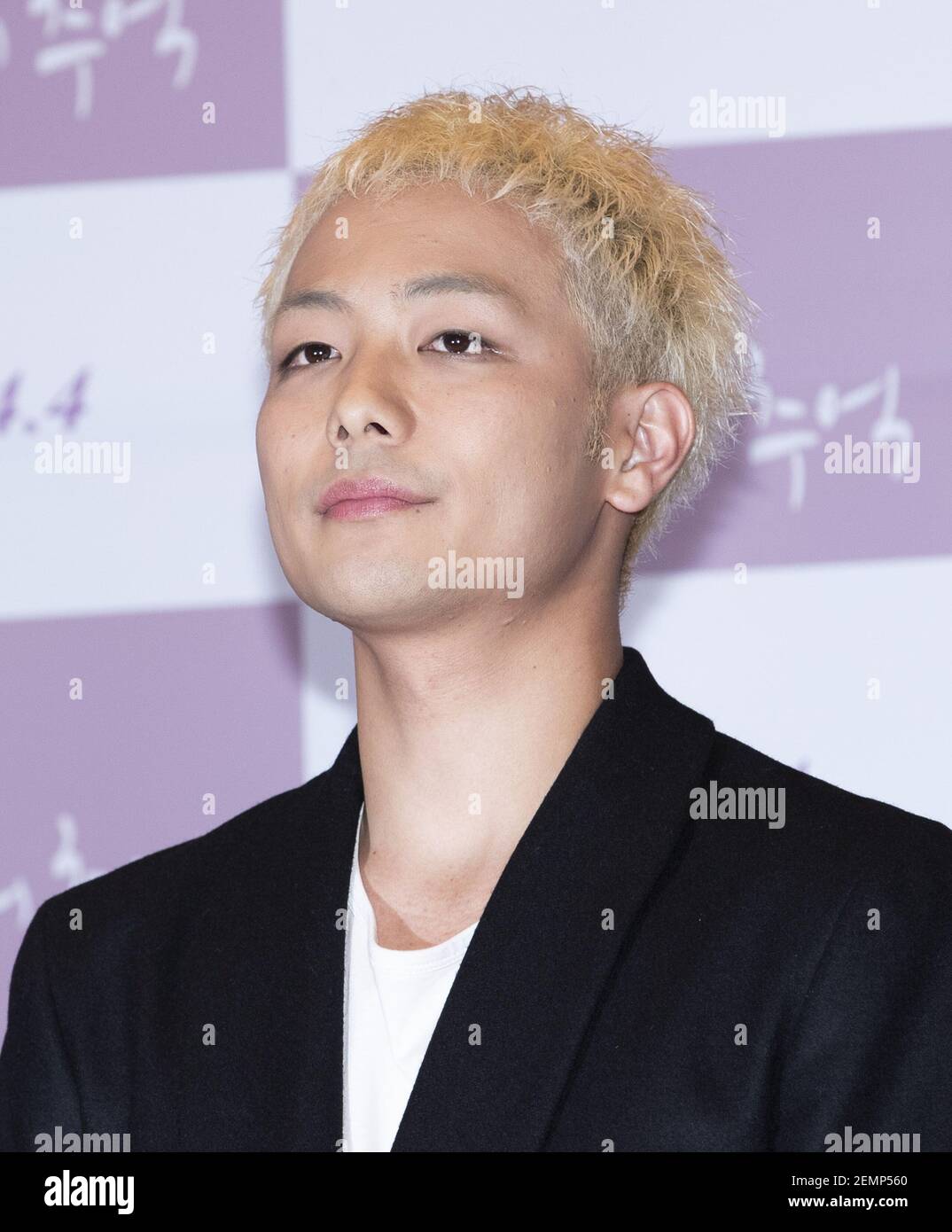 25 March 2019 - Seoul, South korea : Japanese actor Tanaka Shunsuke ...