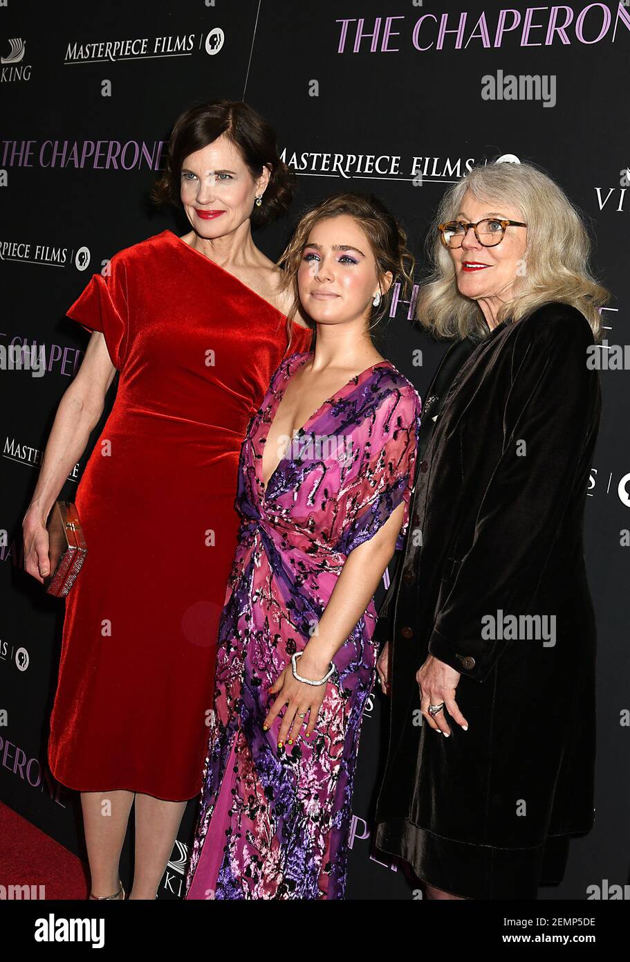 actress Elizabeth McGovern and actress Haley Lu Richardson & Blythe ...