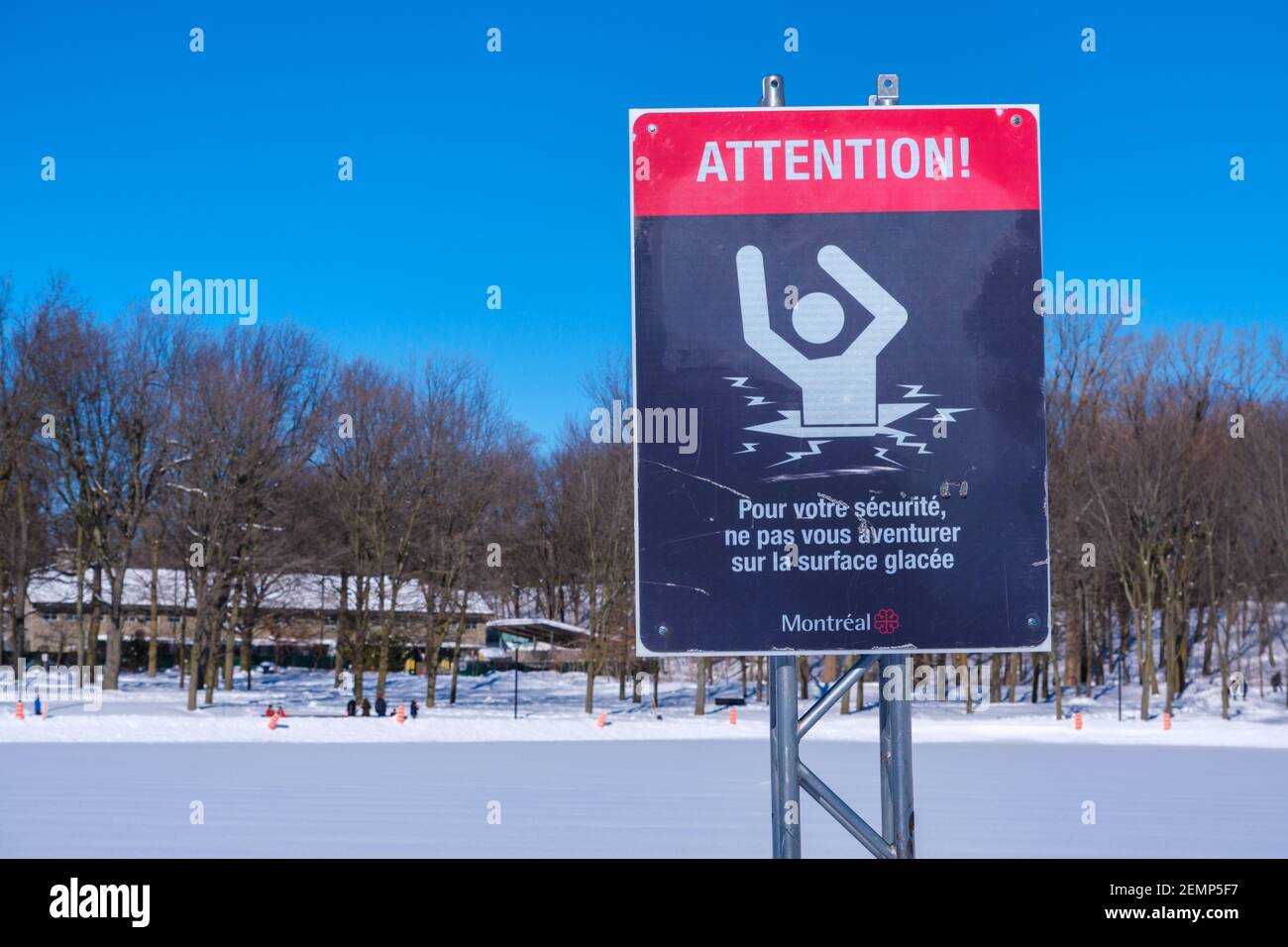 Lake ice and outdoor safety hi-res stock photography and images - Alamy