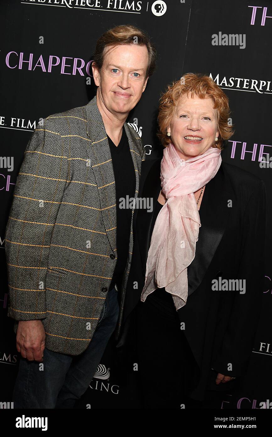 actors Dylan Baker and wife Becky Baker attend "The Chaperone" New York ...