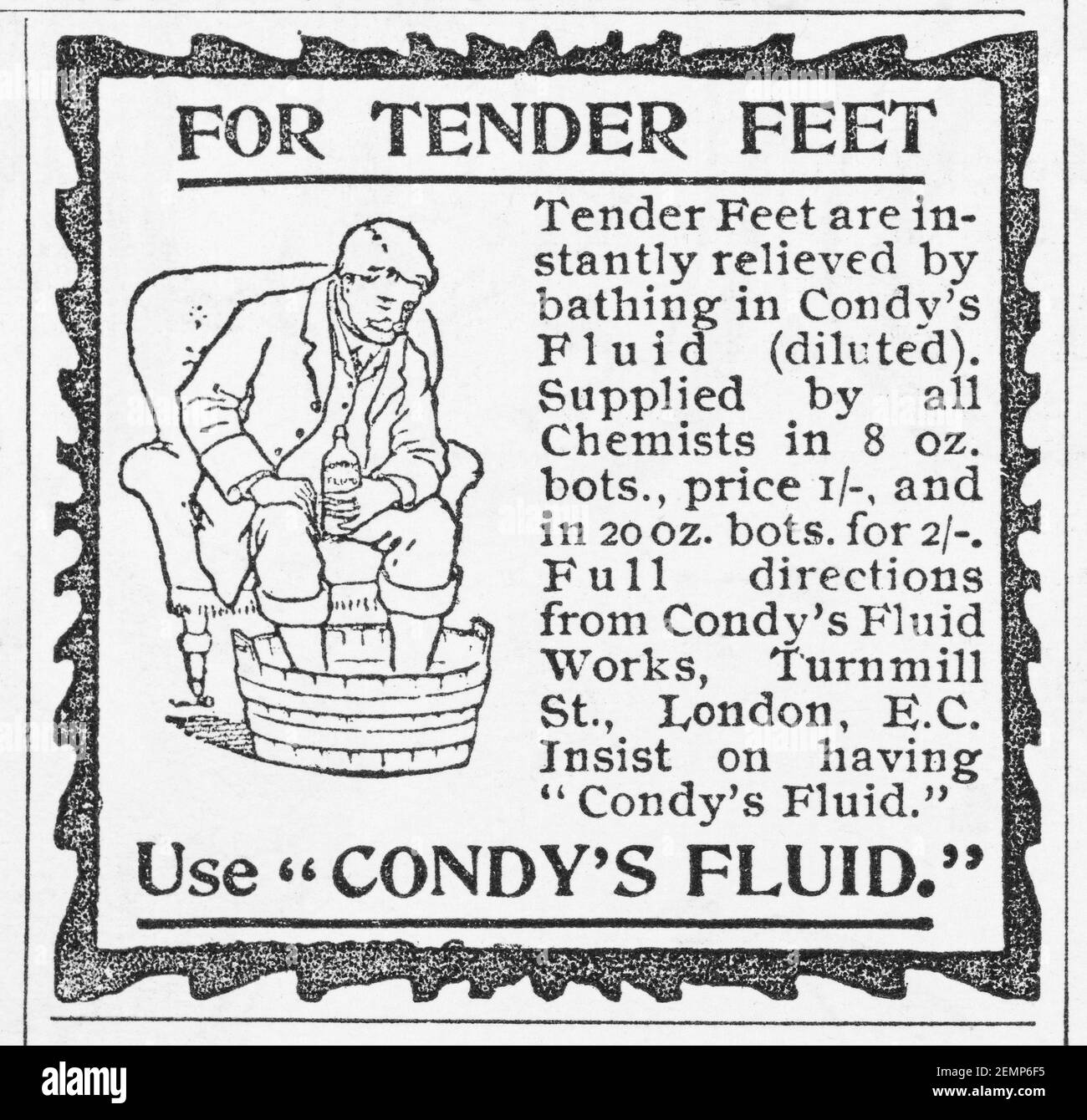 Old adverts medicine Black and White Stock Photos & Images - Alamy