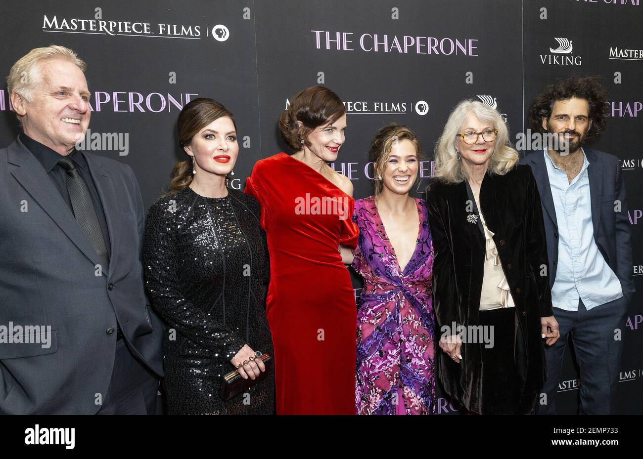 Crew and cast attend New York premiere of The Chaperone hosted by PBS ...