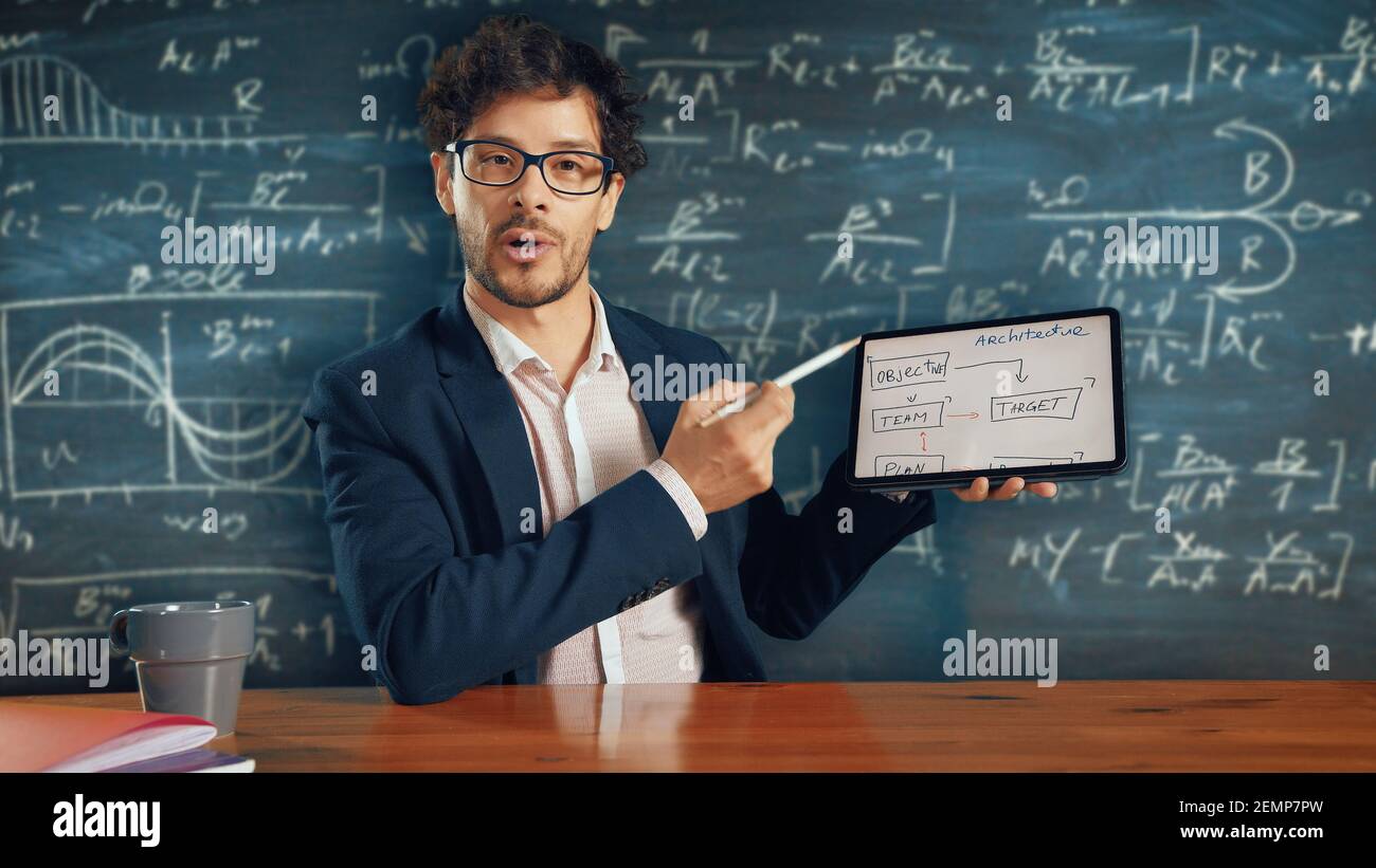 Digital Blackboard Classroom High Resolution Stock Photography and ...