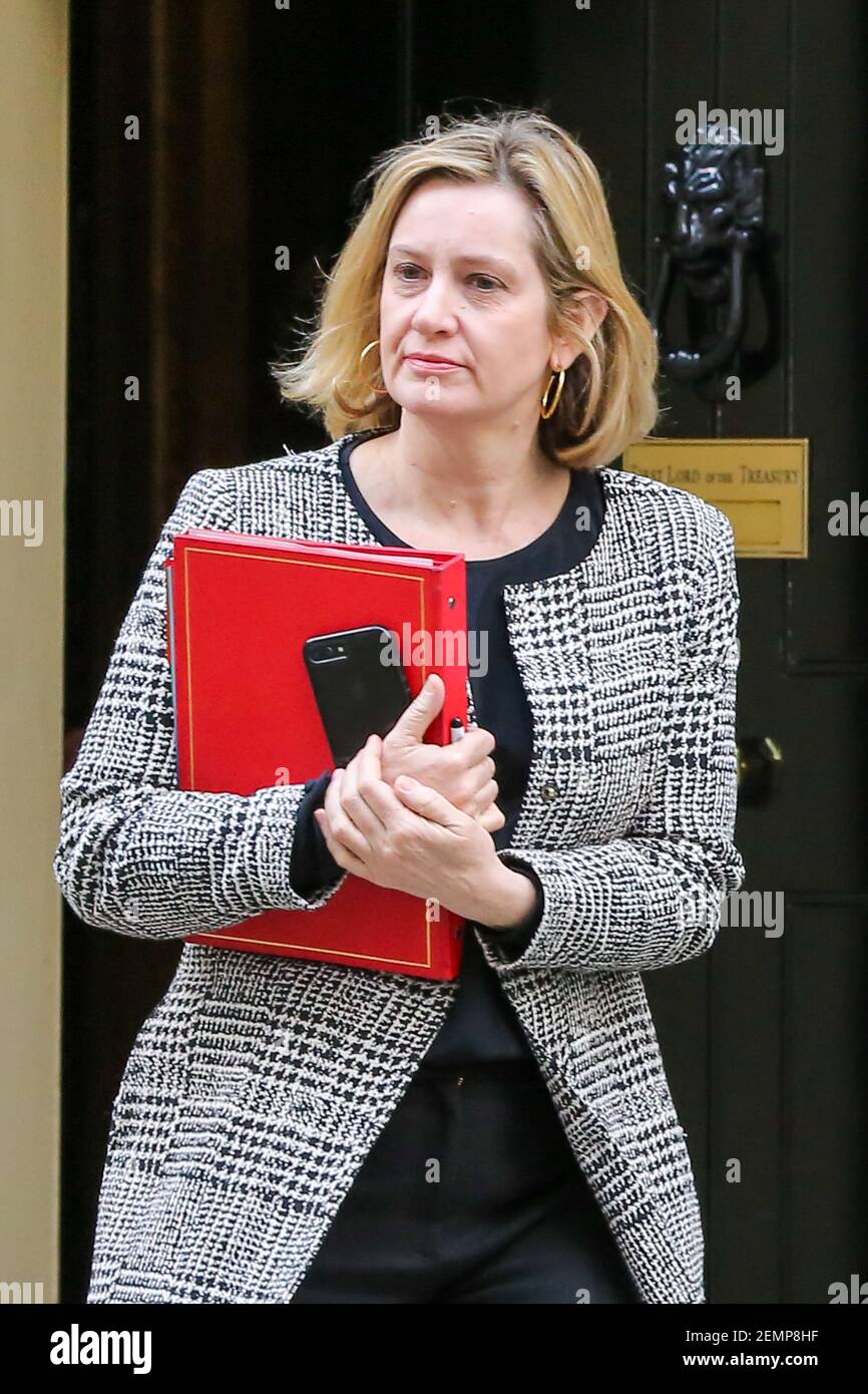 Amber Rudd - Secretary of State for Work and Pensions seen departing ...