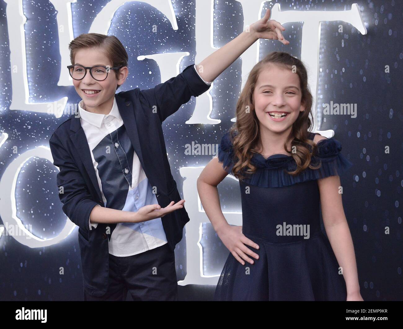(L-R) Jacob Tremblay and Erica Tremblay at the CBS All Access New ...